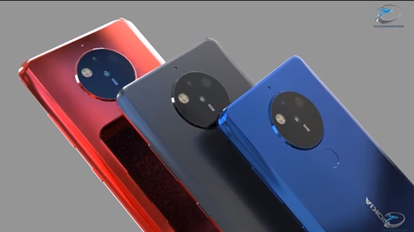 或在MWC 2018亮相？Nokia新旗舰渲染图曝光：全面屏+后置五颗摄像头+Snapdragon 845！