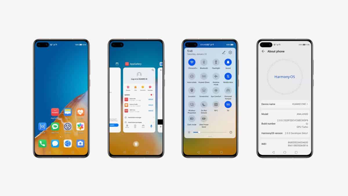 鴻蒙 OS 界面曝光！公測版正式啟用：支援 HUAWEI P40 Pro 及 MatePad Pro - MobileMagazine