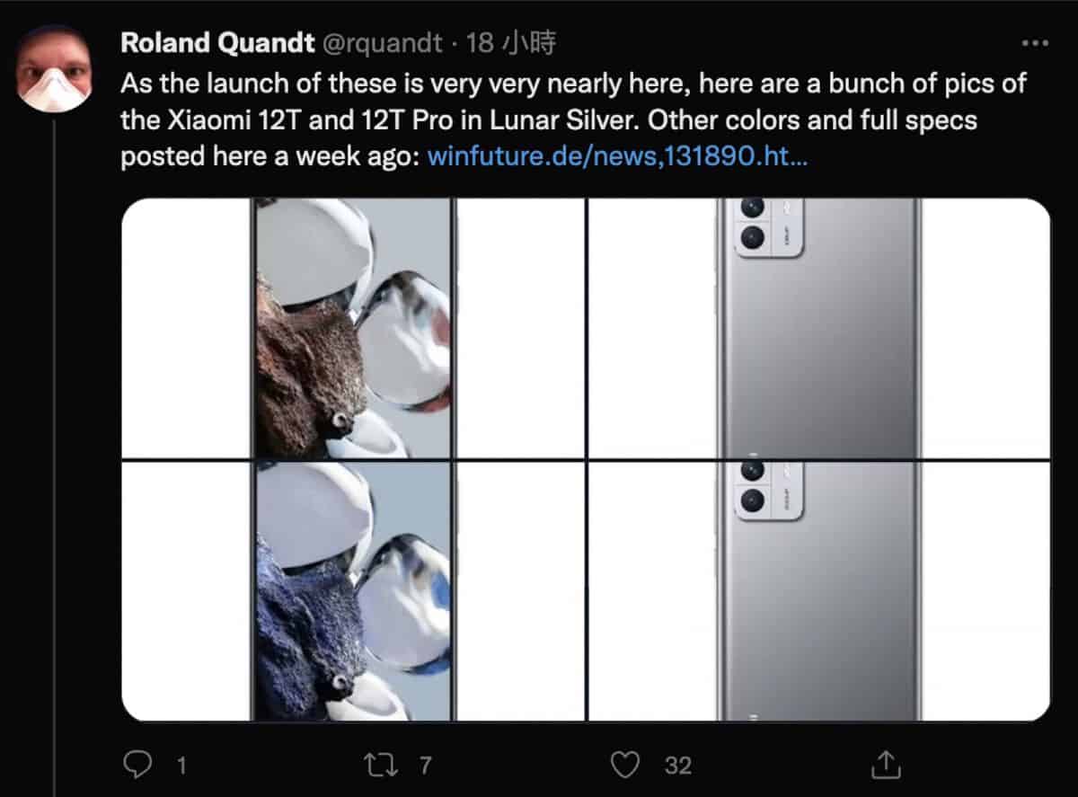 型格啞光機身處理、加入 Harman Kardon 調音，Xiaomi 12T／12T Pro 渲染圖曝光 - MobileMagazine