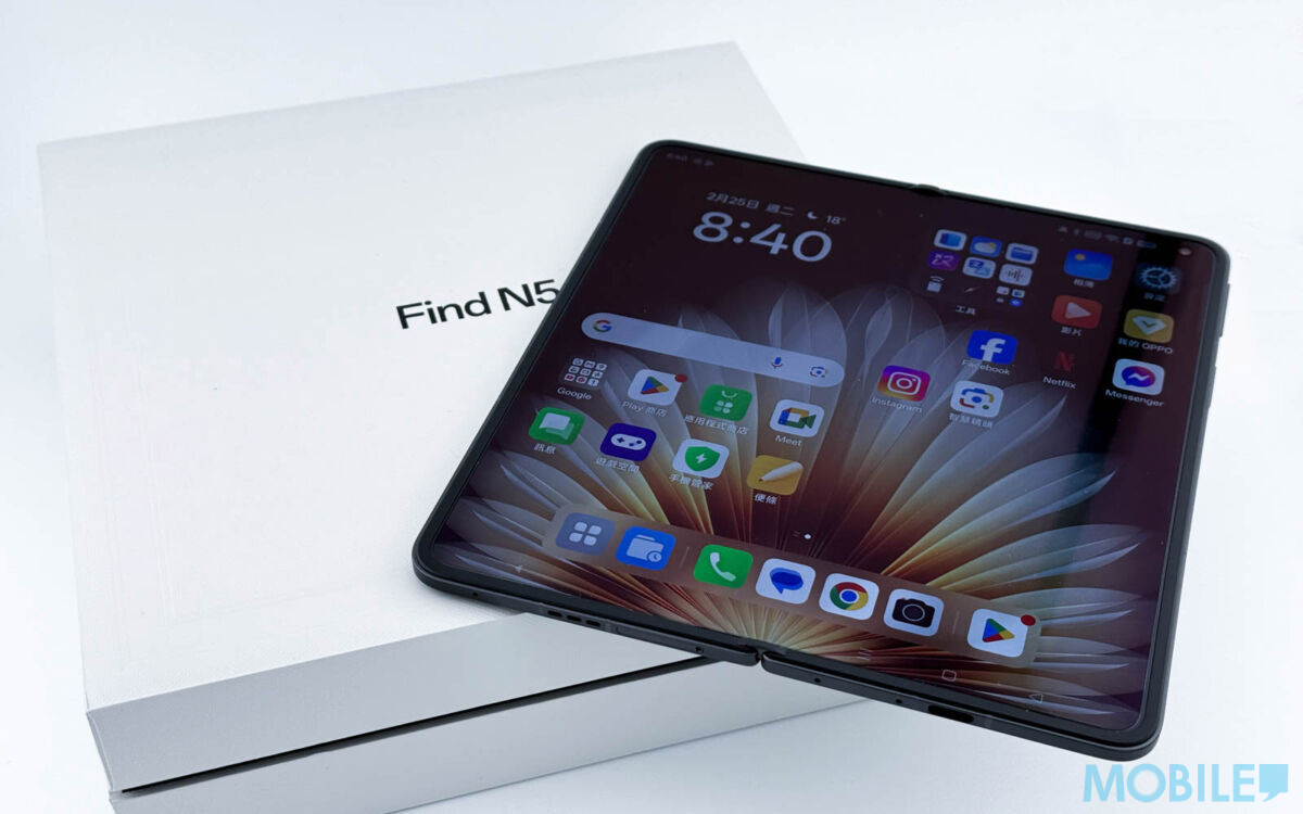 港版 OPPO Find N5 開箱！速睇包裝內容，試螢幕護眼模式、7 核 S8 Elite 硬件表現 - MobileMagazine