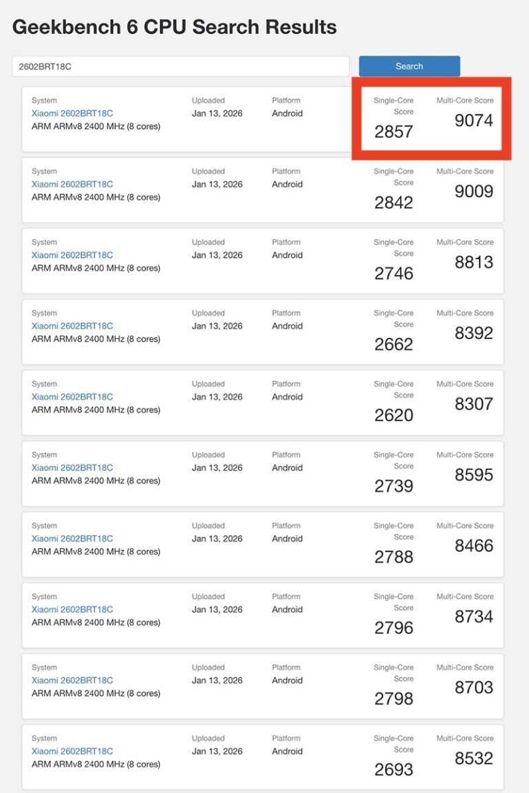 REDMI Turbo 5 Pro《GeekBench》測試參數流出！傳首配天璣 9500e 晶片、同系 Max 版外觀可能係咁 ...
